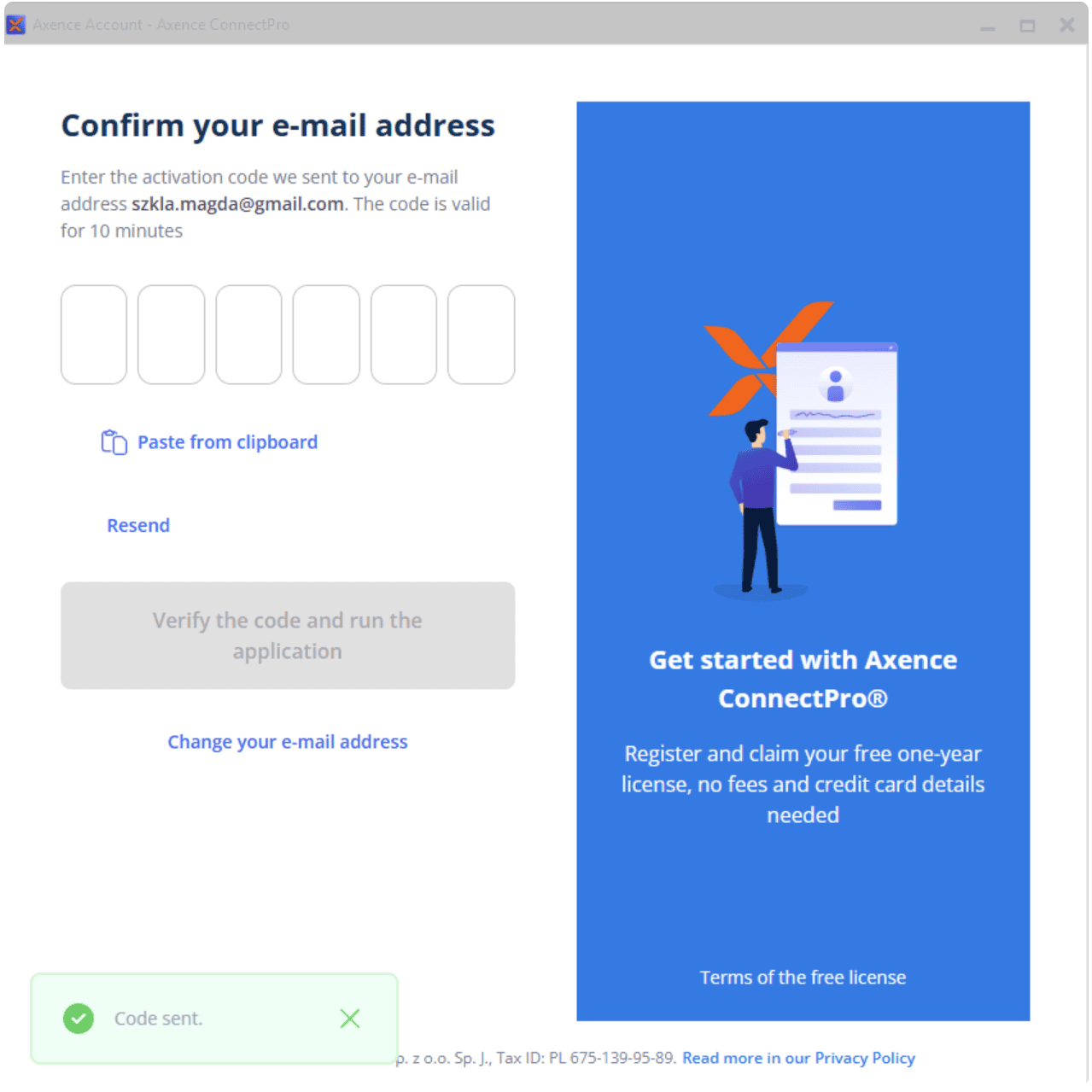 Free ConnectPro license - guide